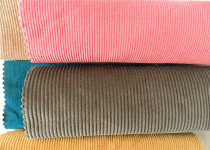 Woven Corduroy Fabric 80% Polyester 20% Cotton Tear Resistant Oil Proof