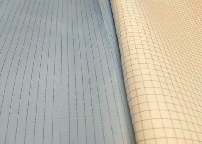 Blue Anti Static Lining Fabric 60gsm And 110gsm lightweight
